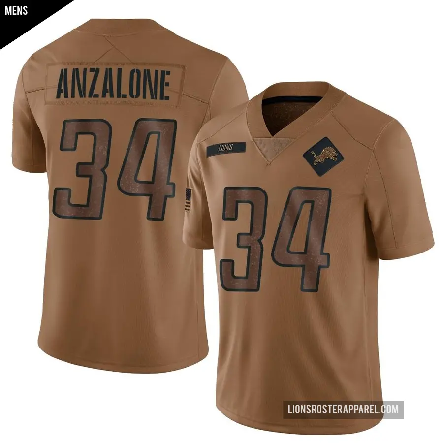 Alex Anzalone Jersey, Legend, Game, Limited, Elite Jerseys - Lions Store