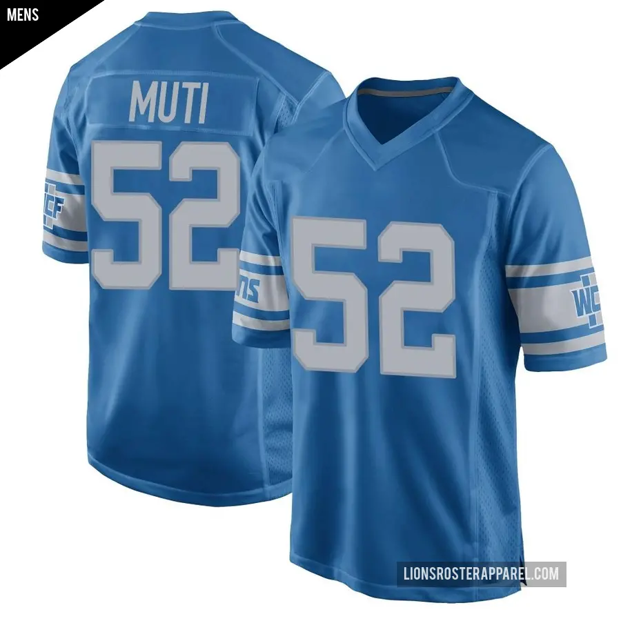 Netane Muti Jersey, Legend, Game, Limited, Elite Jerseys - Lions Store