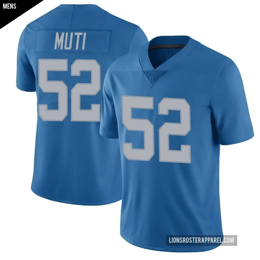 Netane Muti Jersey, Legend, Game, Limited, Elite Jerseys - Lions Store