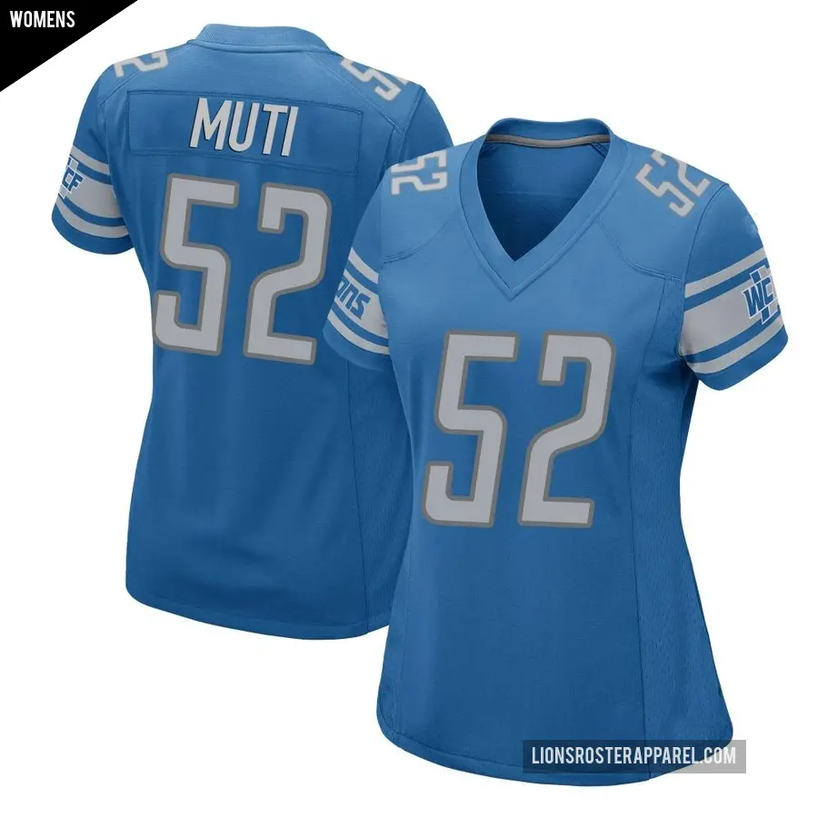 Netane Muti Jersey, Legend, Game, Limited, Elite Jerseys - Lions Store