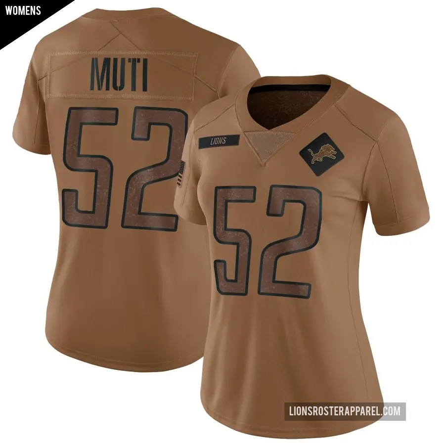 Netane Muti Jersey, Legend, Game, Limited, Elite Jerseys - Lions Store